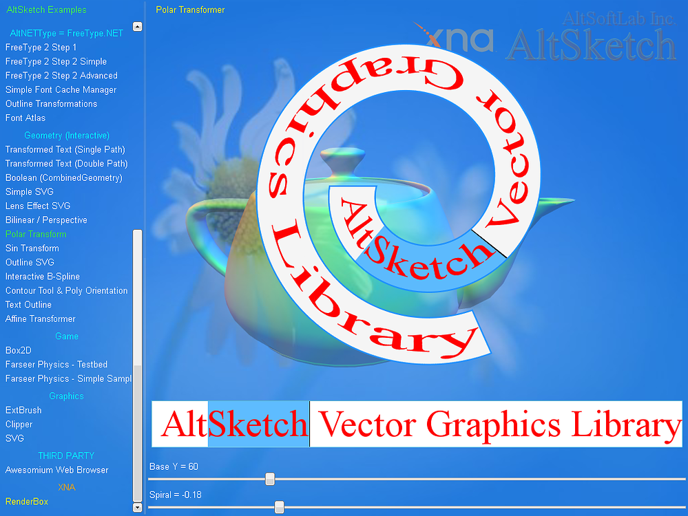 Altsketch Vector Graphics Library C Freetype Port Gui Vector Graphics Showcase