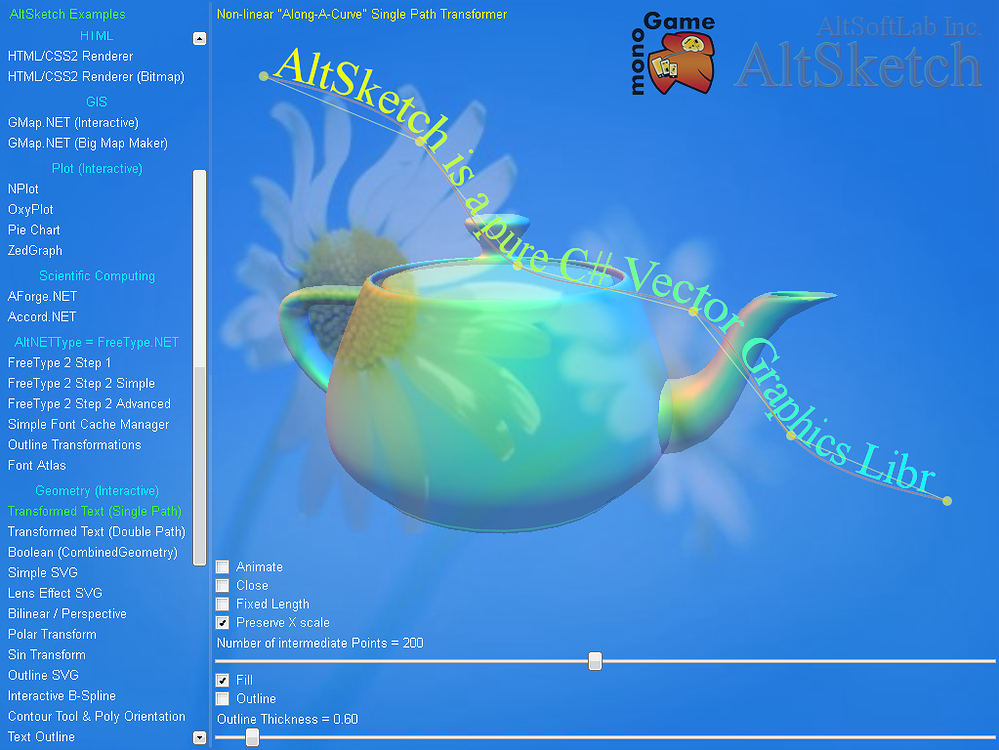 Altsketch Vector Graphics Library C Freetype Port Gui Vector Graphics Showcase
