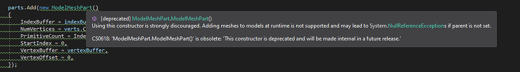 Dynamic Model Generation At Runtime - Community | MonoGame