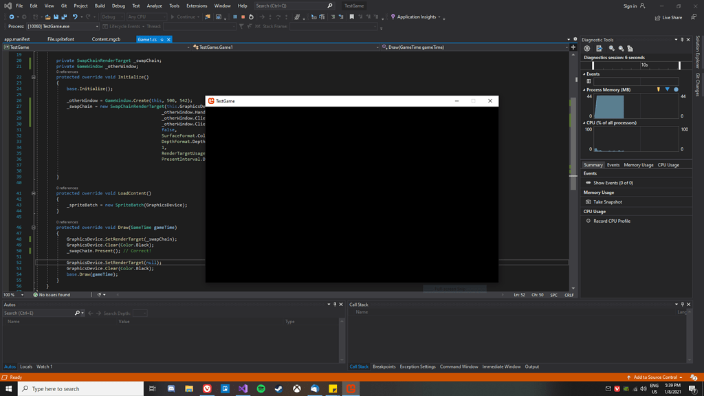 Gamewindowcreate Doesnt Actually Create A Window Windows Community Monogame